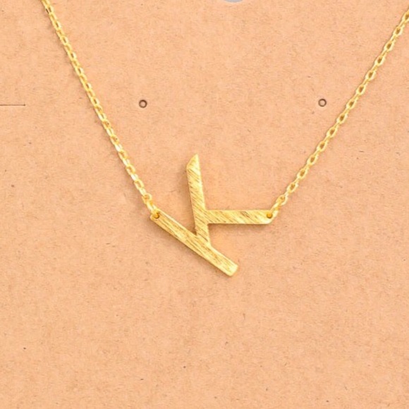 Jewelry | Letter K Initial Gold Chain Necklace | Poshmark